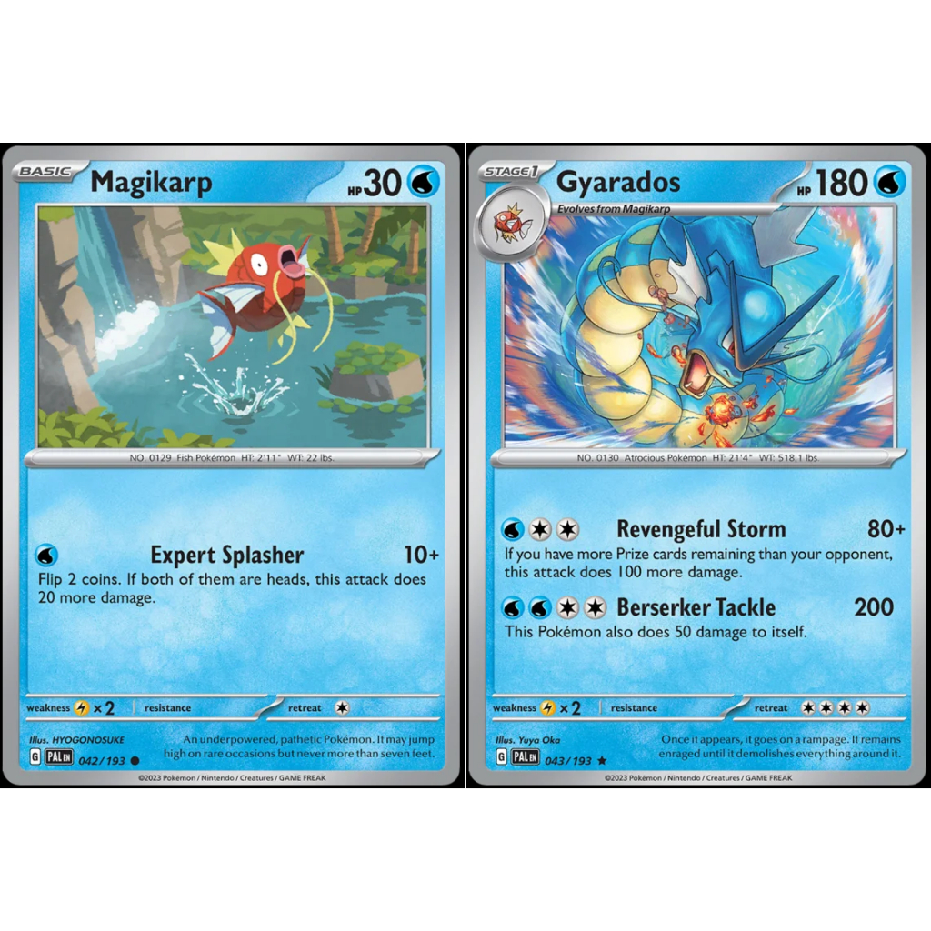 Pokemon TCG: Paldea Evolved - Magikarp / Gyarados | Shopee Malaysia