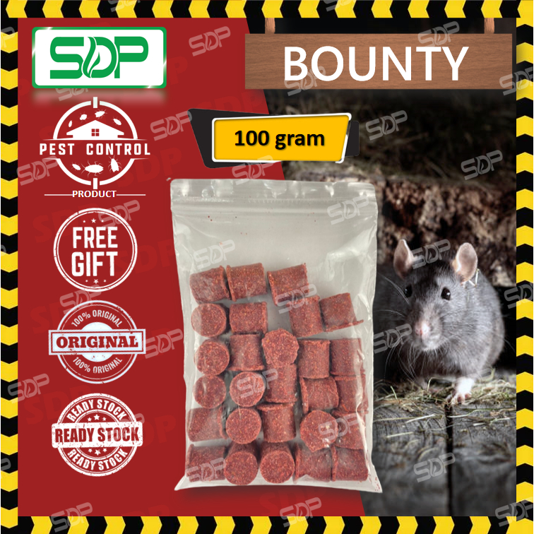 BOUNTY 100g Ubat Tikus / Racun Tikus Berkesan!! Effective!! Rat Poison ...