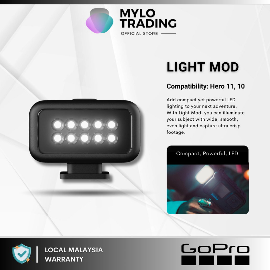 (READY STOCK) - GoPro Light Mod for HERO 8 | HERO 9 Black | HERO 10 ...