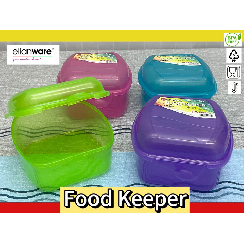 Food Keeper 600ml/ Lunch Box/ Kid Lunch Box/ Sandwich Box 餐盒 Bekas Makan | Shopee Malaysia