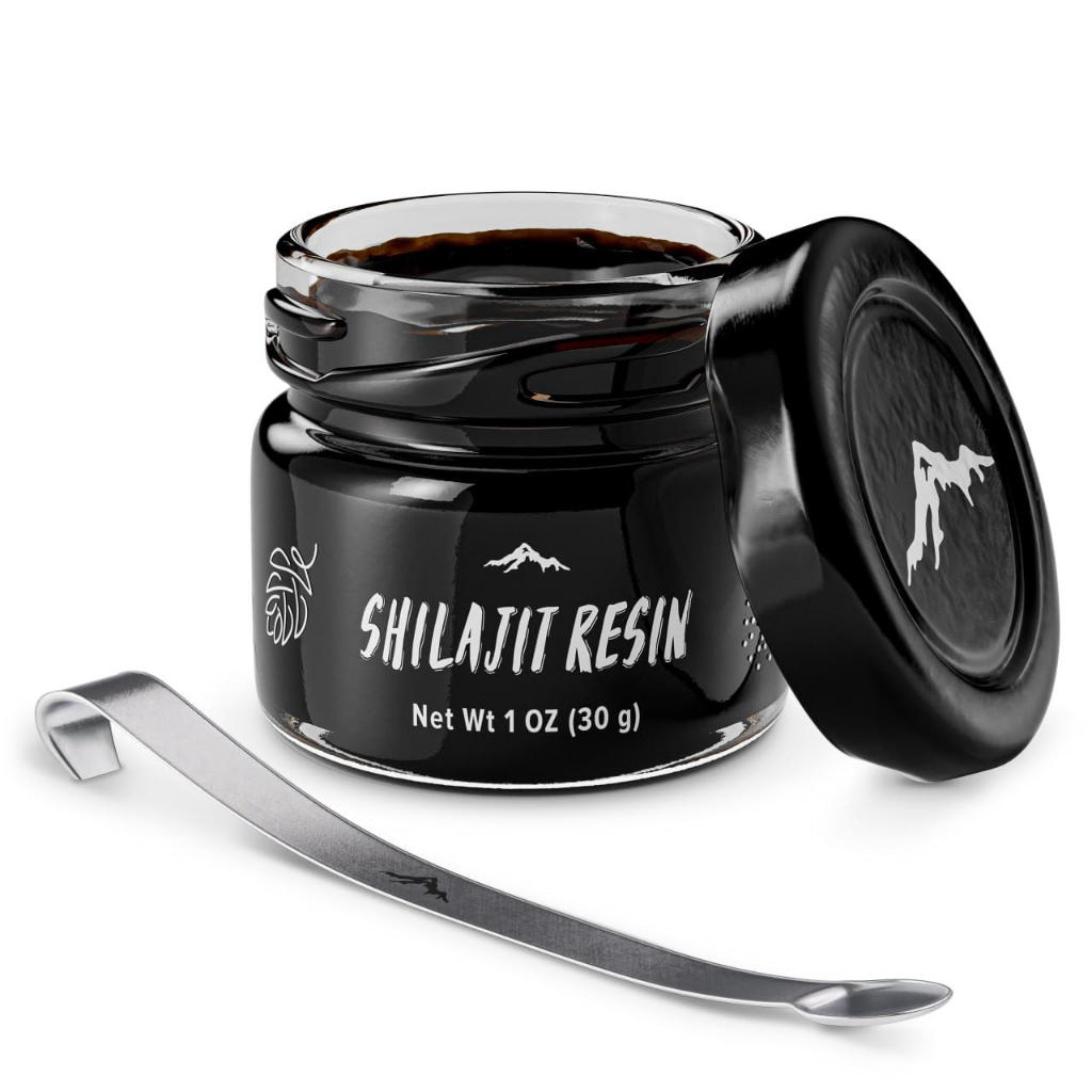Pure Shilajit Resin with Spoon, High Nutritional Potency, Plant-Derived ...