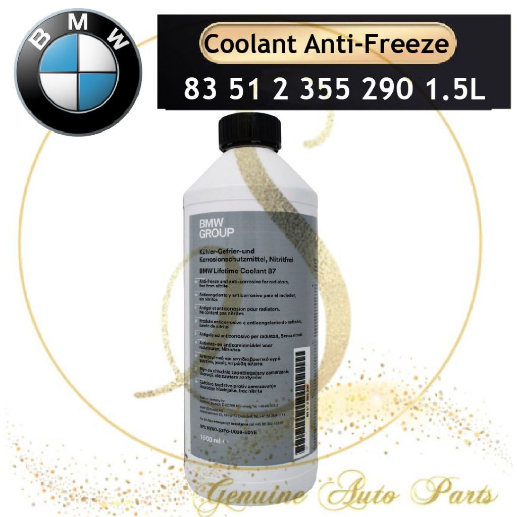 (100% ORIGINAL) BMW MINI ORIGINAL COOLANT ANTIFREEZE 1.5L 83512355290 ...