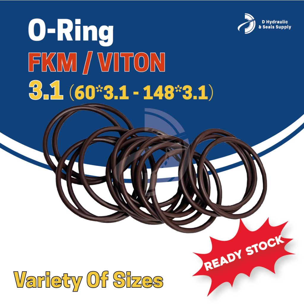 3.1 [60-148] Viton O Ring FKM O Ring Rubber Viton O Ring Rubber Ring O Ring Gasket Sealing 3.1mm ...