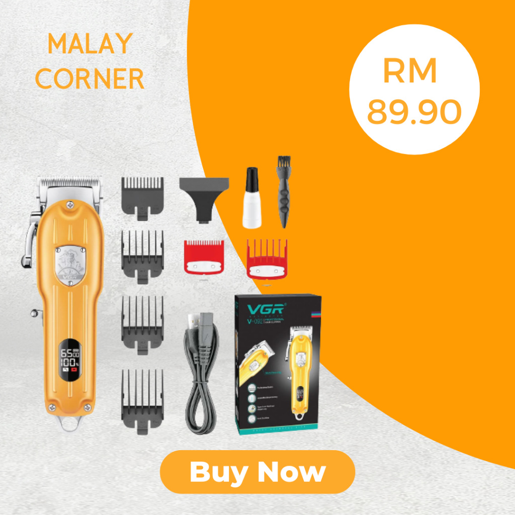 Original VGR V-092 Professional Hair Clipper High Quality Trimmer Hydraulic digital display ...