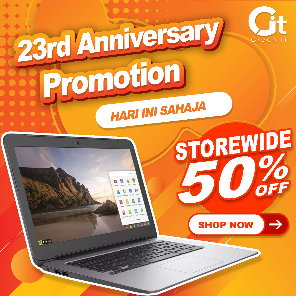 Chromebook Dell HP Lenovo® Asus Acer Samsung - Intel Celeron - 4GB ...