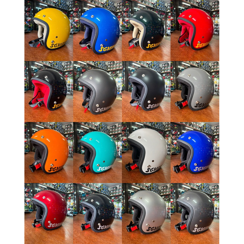 SIRIM JPJ PASS HELMET SGV 99 SPECIAL EDITION TRENDY CANDY BLUE RED ...