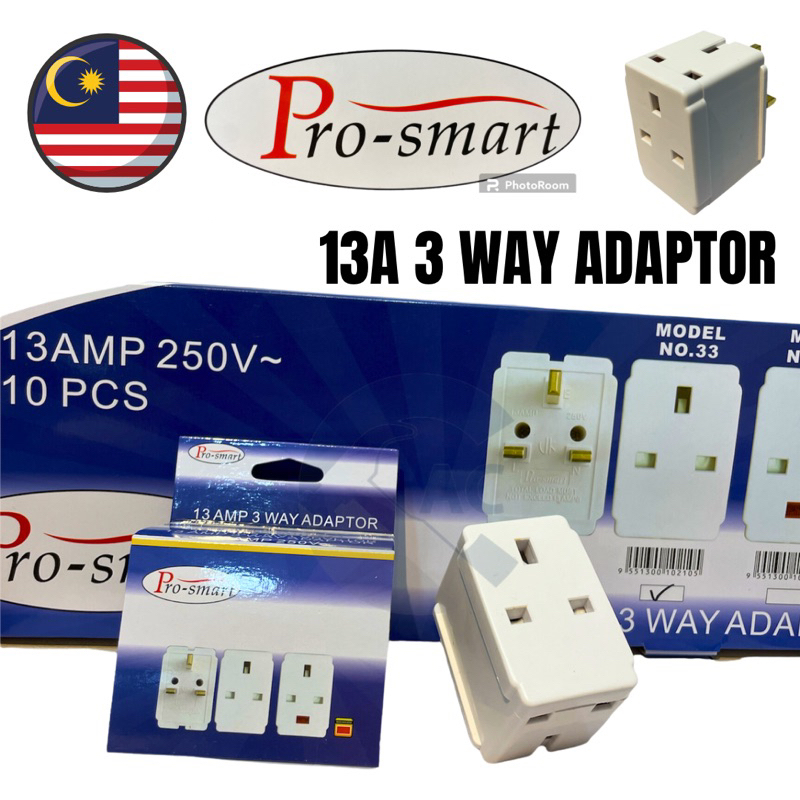 3 WAY ADAPTOR 13A / KEPALA PLUG | Shopee Malaysia