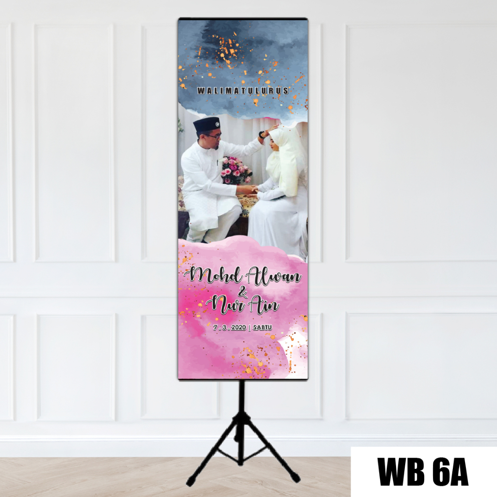 [PART 1] Wedding welcome bunting banner kahwin murah budget ekspress ...