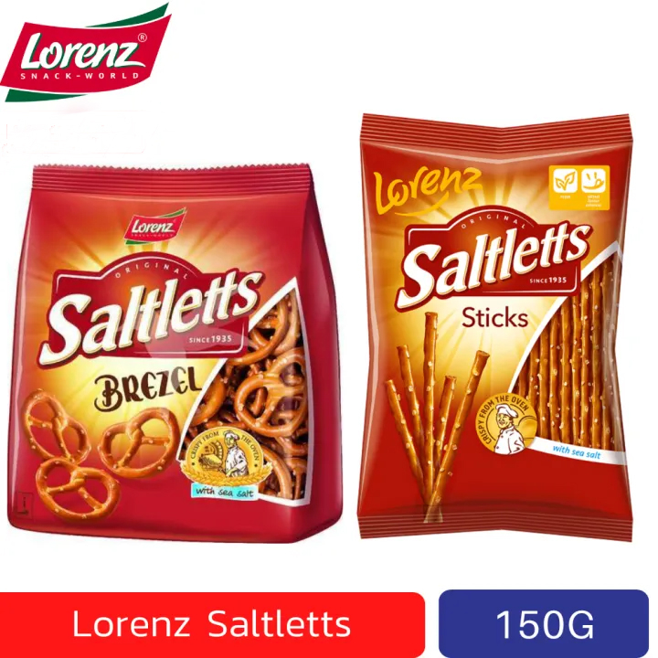 Poland Lorenz Saltletts Brezel/ Sticks Pretzel with Sea Salt/ Mini ...