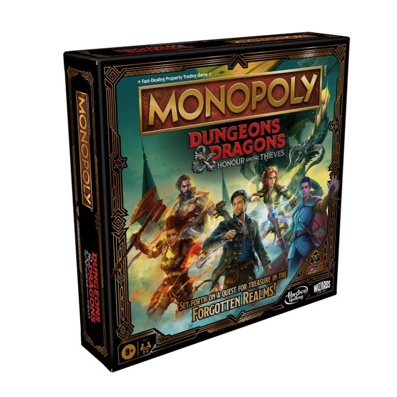 Monopoly Dungeons & Dragons: Honor Among Thieves Game, Inspired by the ...