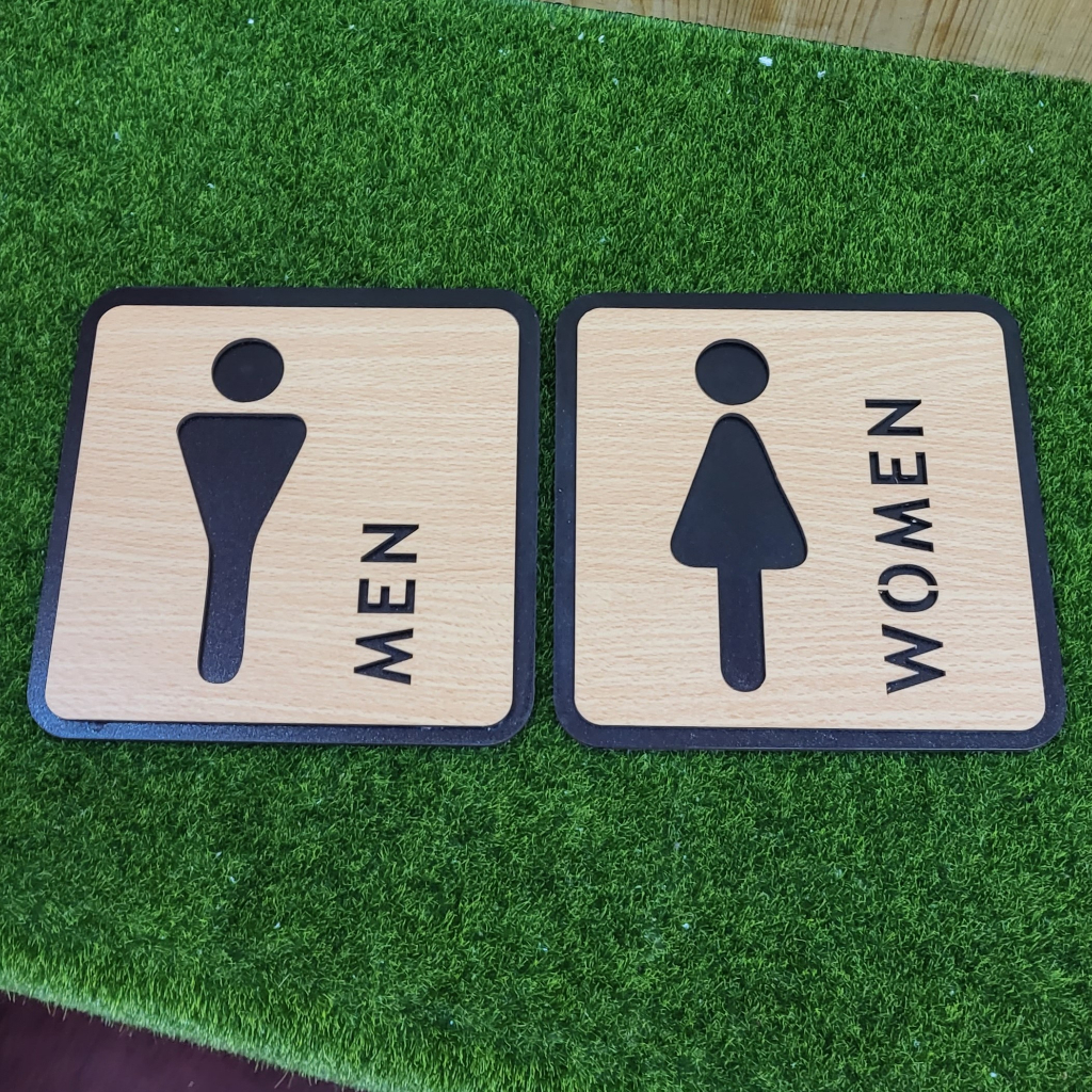 TOILET SIGNAGE FOR MEN AND WOMEN | Shopee Malaysia