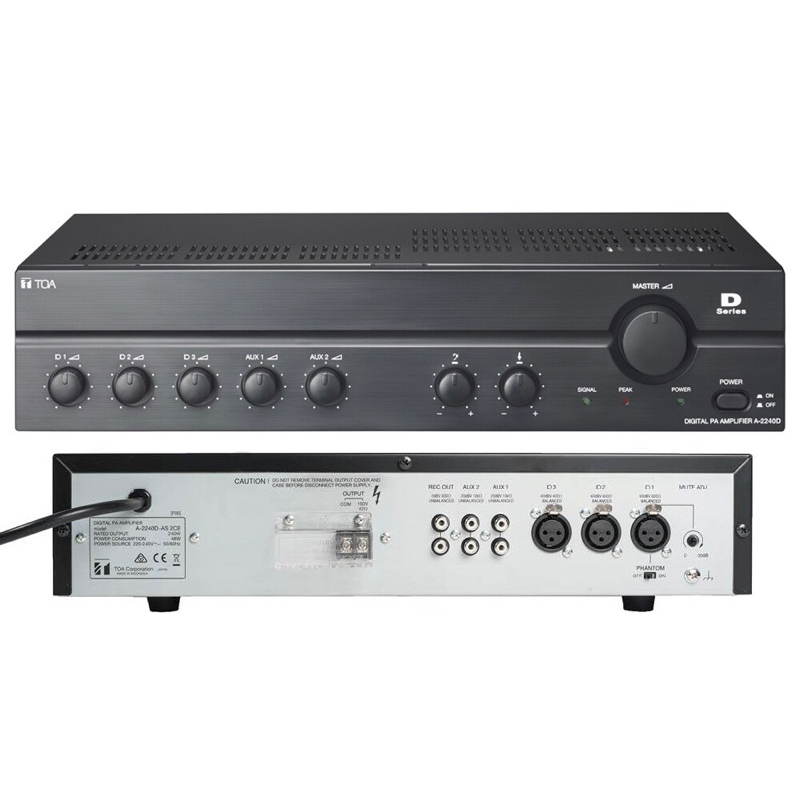 TOA A-2240D Digital PA Amplifier 240Watt ( A2240D ) | Shopee Malaysia