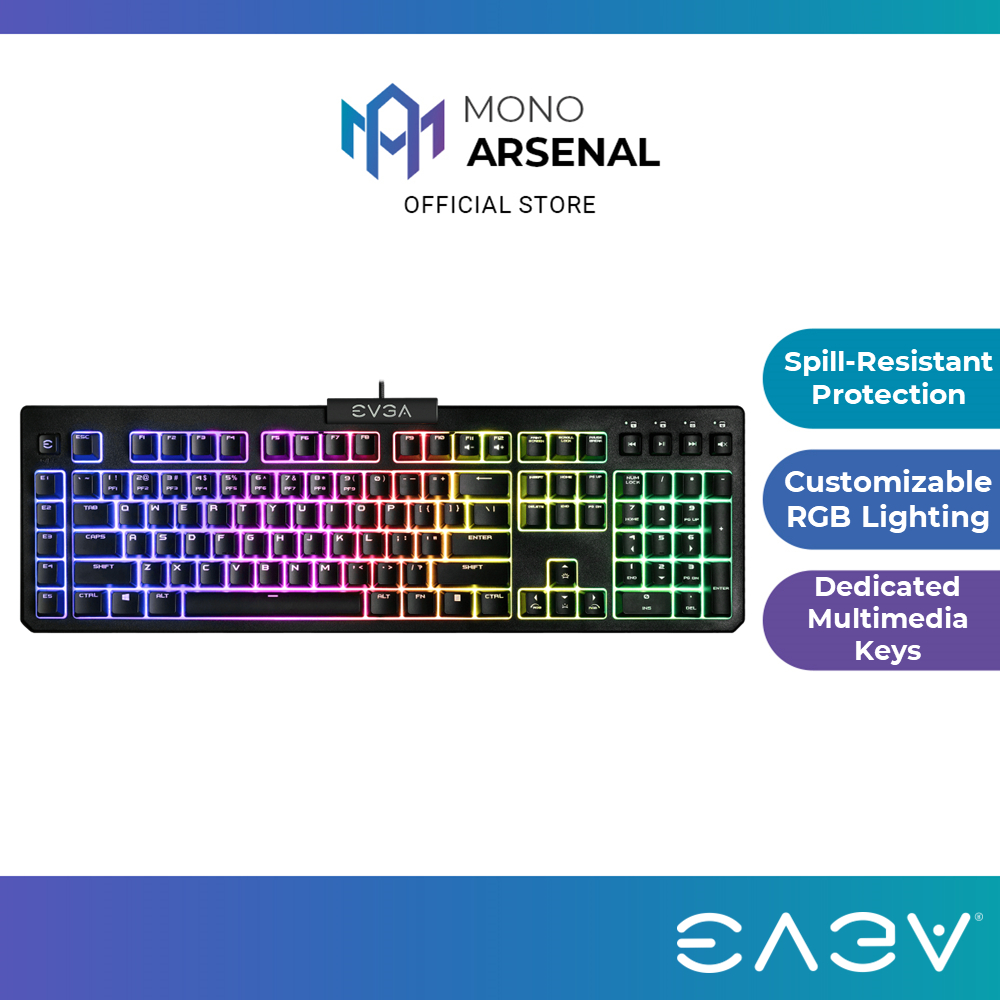 EVGA Z12 Full Size RGB Gaming Keyboard | Shopee Malaysia