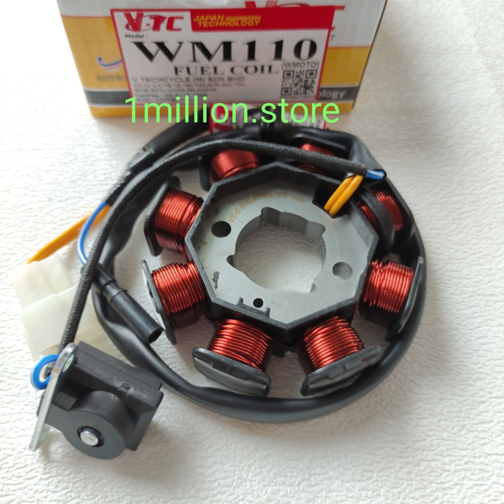 VTC FUEL COIL MAGNET STARTER COIL WMOTO WM110 WM 110 SM SPORT E MODEL ...