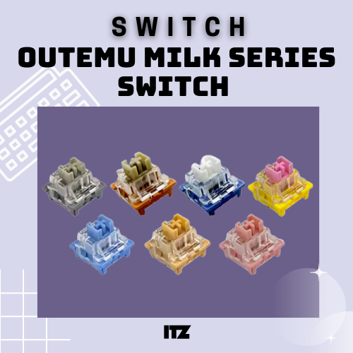 [LOCAL STOCK] OUTEMU Milk series switches: Milk Green/Milk Peach/Milk ...