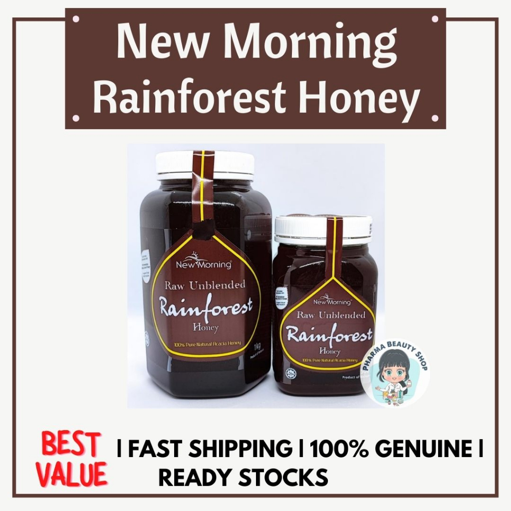 New Morning Raw Unblended Rainforest Honey 500g/ 1kg/ 1kg EXTRA 150g | Shopee Malaysia