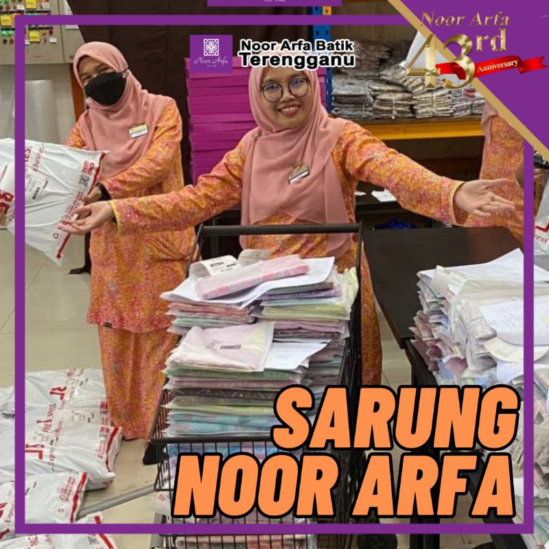Noor Arfa Batik Sarung Pavilion Terengganu Batik Malaysia 2 meter ...