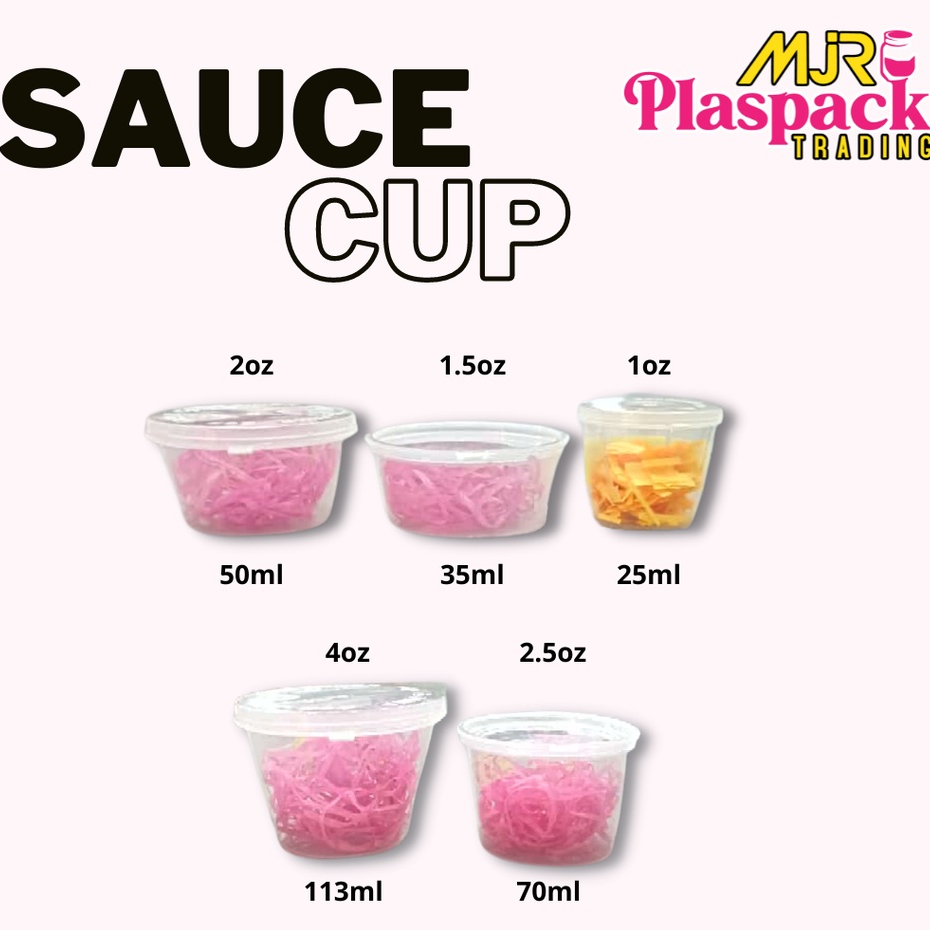 Sauce Cup with Lid Hinged Lid Mini Container w/ Cover Bekas Sabun Body ...