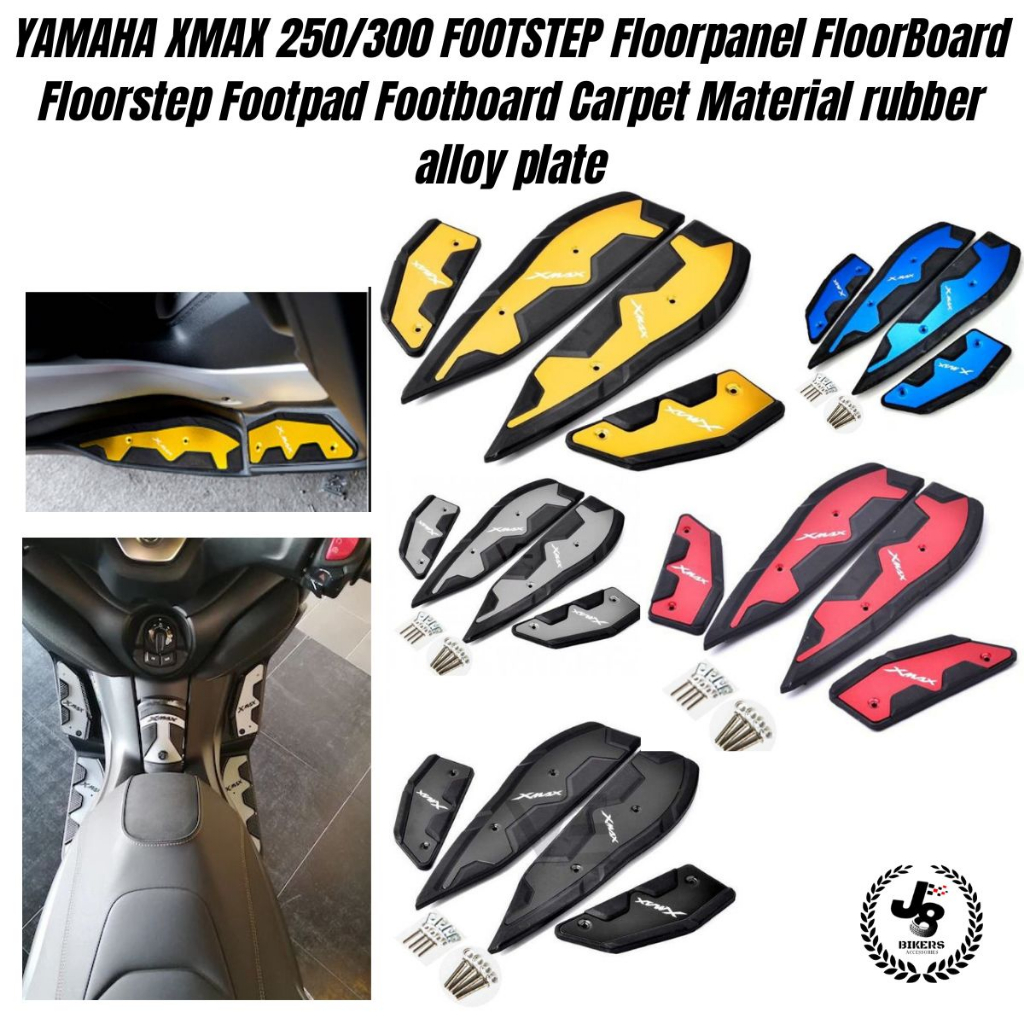 YAMAHA XMAX 250 300 FOOTSTEP Floorpanel FloorBoard Floorstep Footpad ...