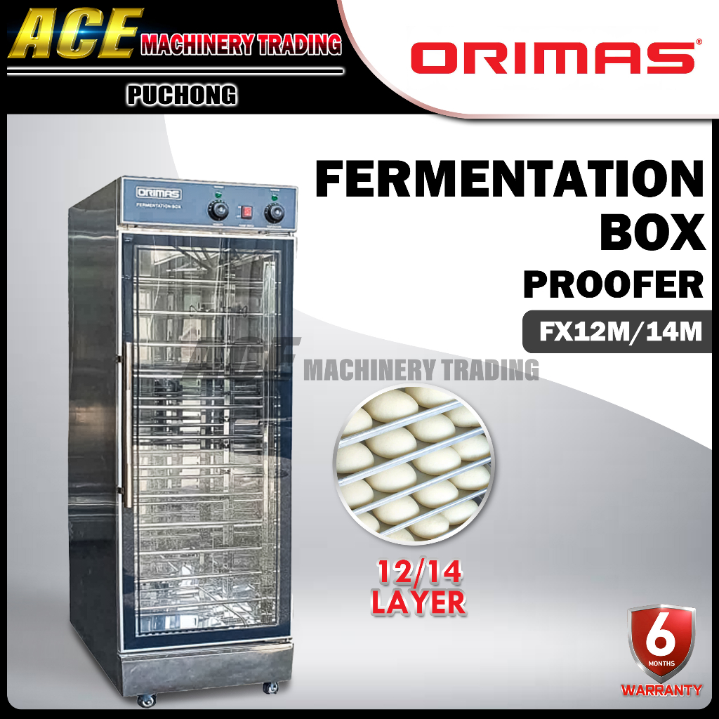 [ ORIMAS ] Fermentation Box Proofer Stainless Steel Fermenting Box 12 ...