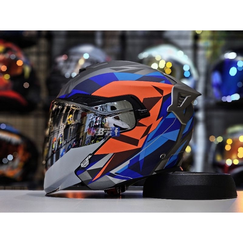 Original GSB S-263 Crystal Open Face Helmet | Shopee Malaysia