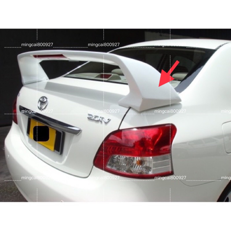 Toyota Vios 2008 Type R LED Spoiler（ FIBER）NO PAINT | Shopee Malaysia