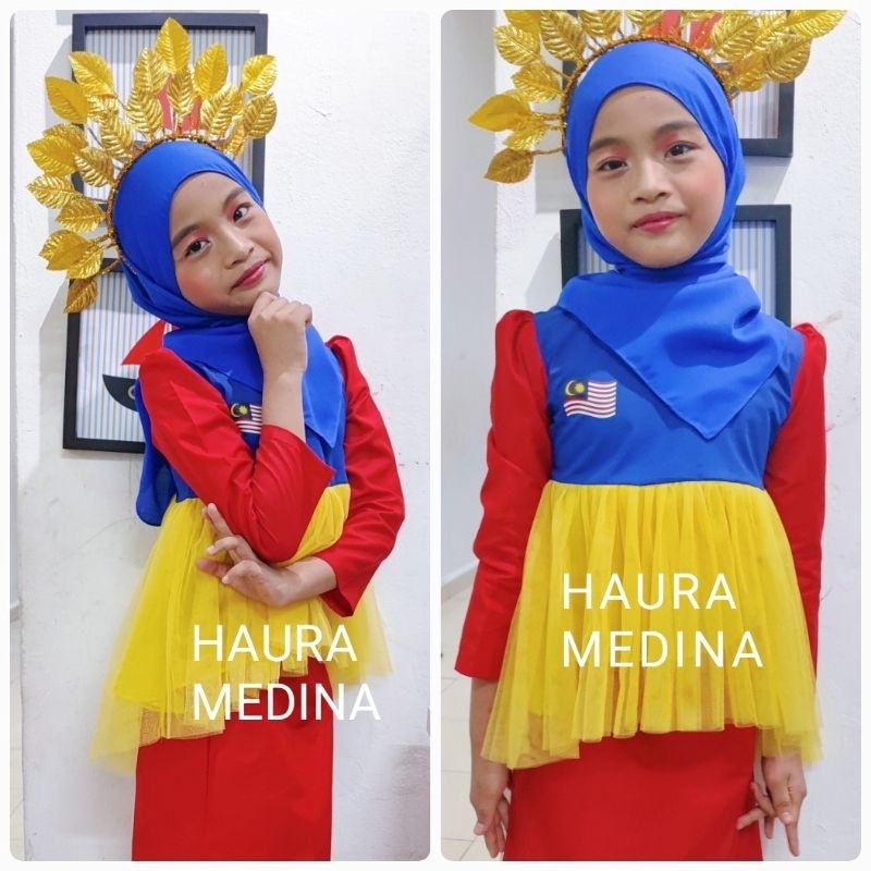 Baju merdeka Kanak Kanak Baju Merdeka Budak 2023 | Shopee Malaysia