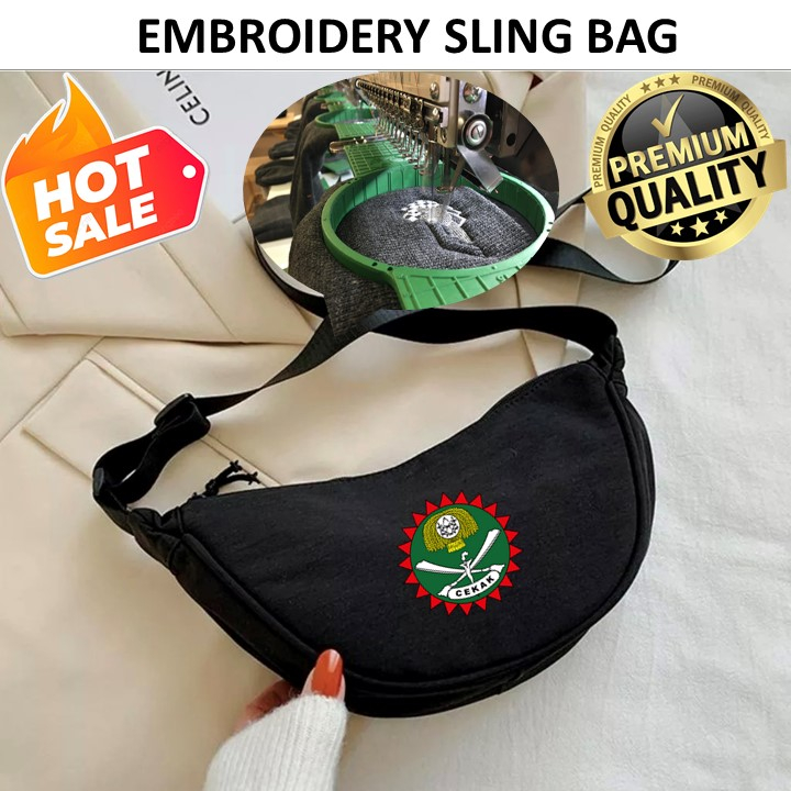 EMBROIDERY SULAM SENI SILAT CEKAK MALAYSIA MARTIAL ARTS uniqlo Canvas ...