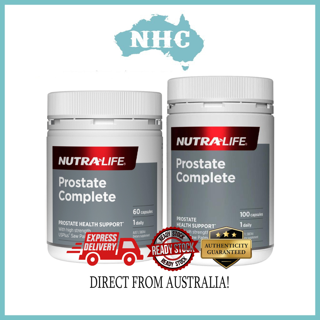 Nutra-Life Prostate Complete 60 / 100 Capsules Exp 11/10/26 | Shopee ...