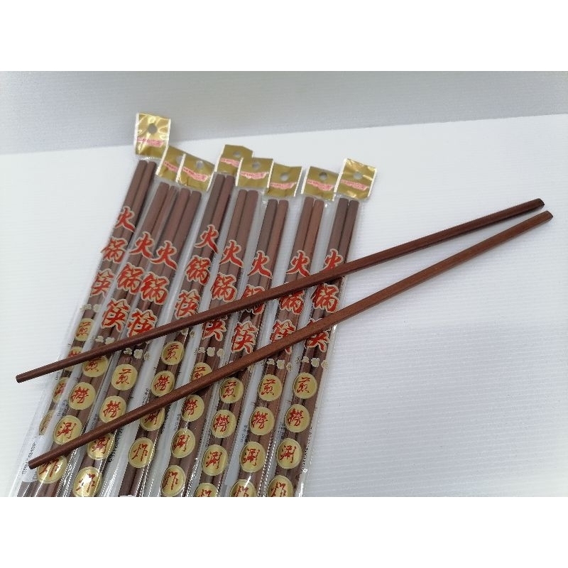(A-400/A-430) 40CM 43CM Ironwood Chopstick Hot Pot 铁木火锅筷Sumpit Kayu ...