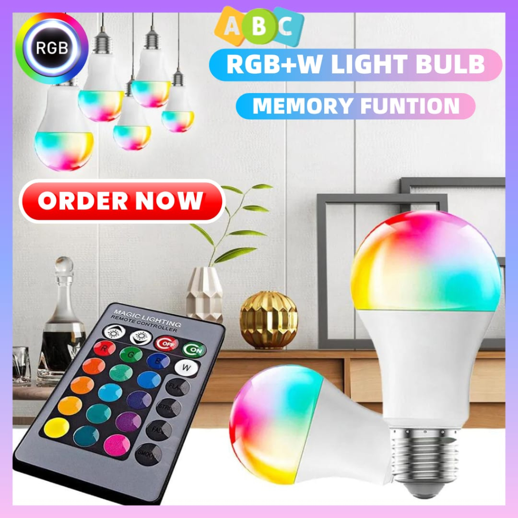 RGB+W E27 Bulb A70/A80 Bulb 10W 15W Dimmable Smart Control Light 220V ...