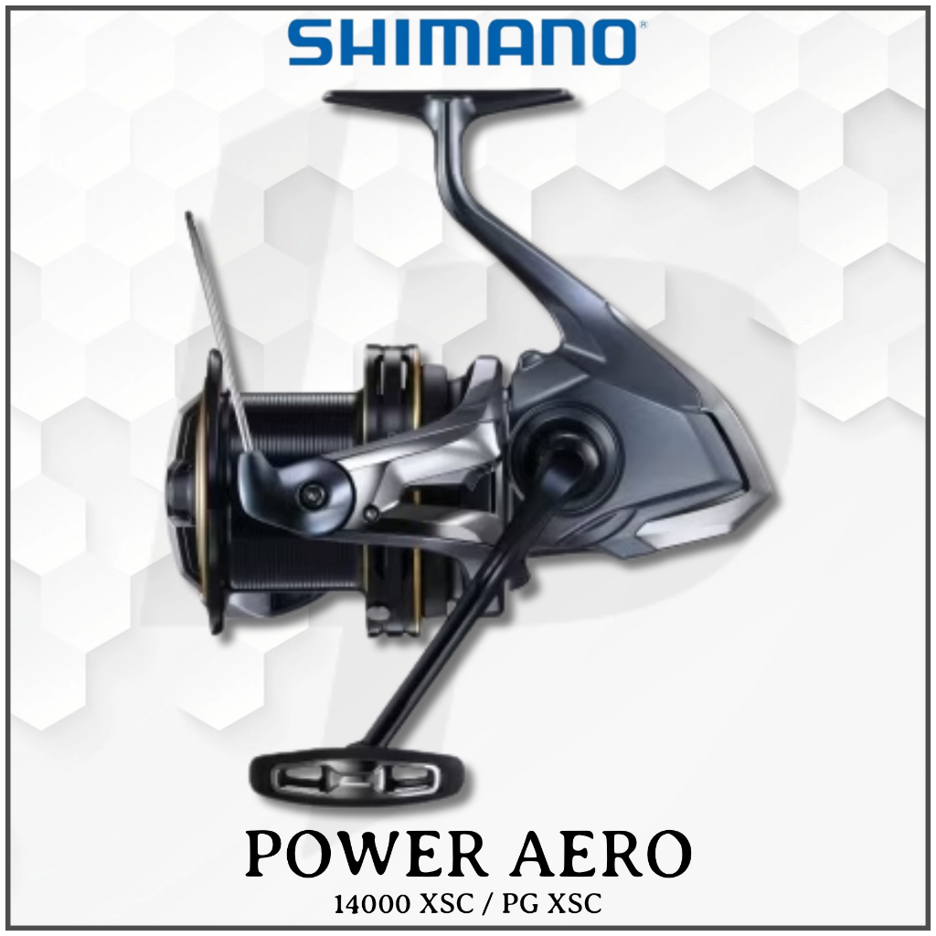 Shimano Power Aero Surf Cast Spinning Fishing Reel | 14000 XSC 14000PG XSC | Shopee Malaysia