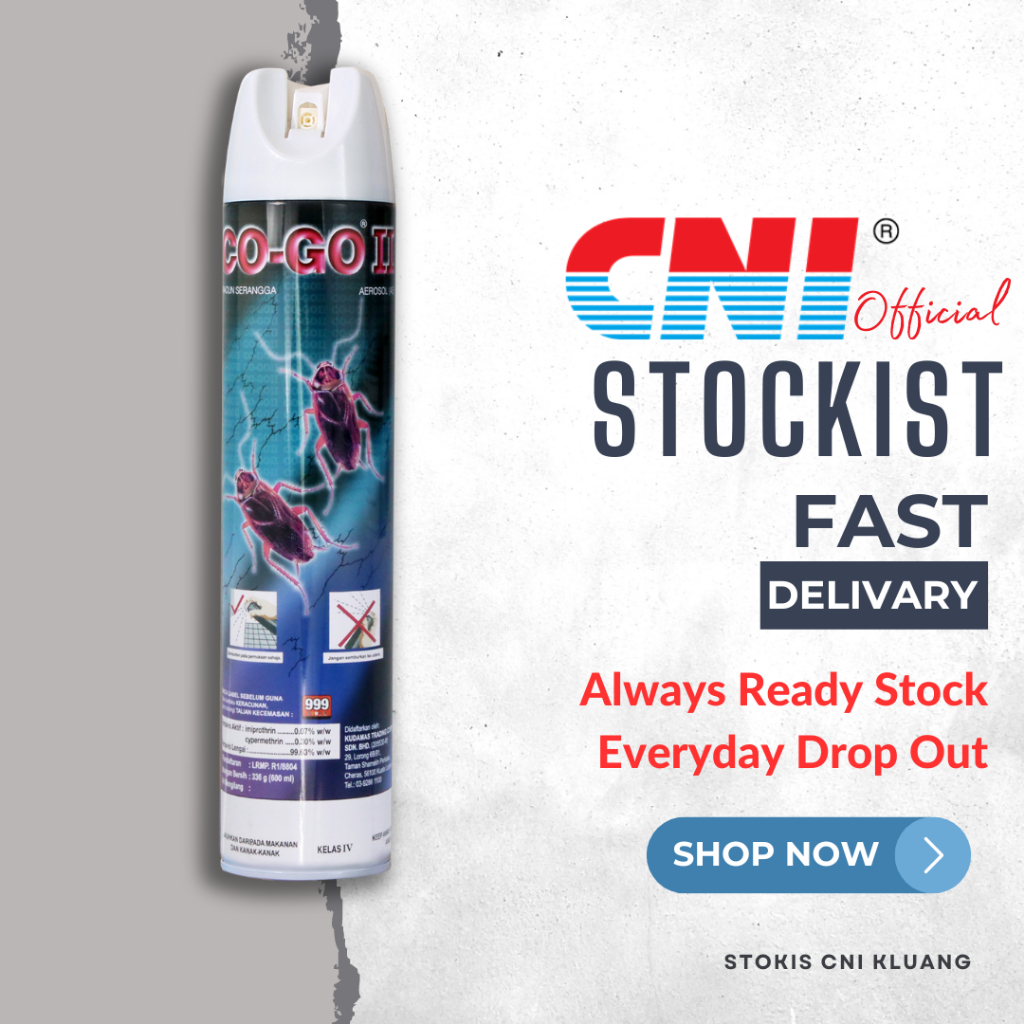 CNI CoGo II,Crawling Insect Spray, Spray Lipas - Effective to Kill ALL ...