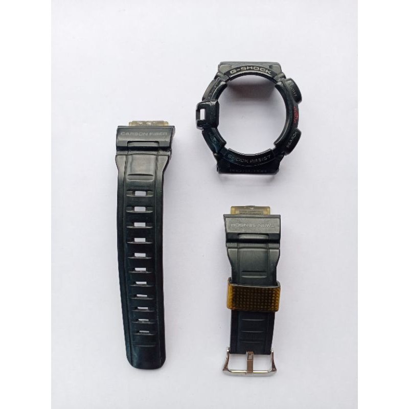 Original G-Shock Band&Bezel Rangeman&Mudman CARBON FIBER (Used ...