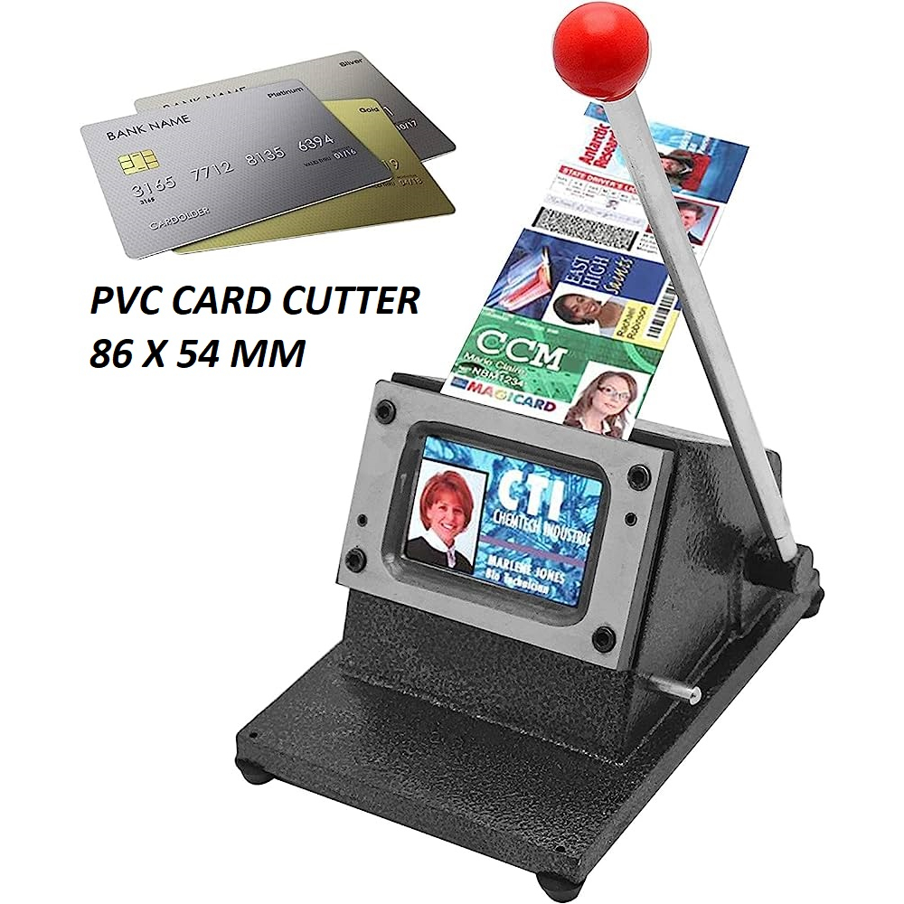 #READY# PVC ID CARD Cutter Heavy Duty Round Corner 86x54mm | Shopee ...