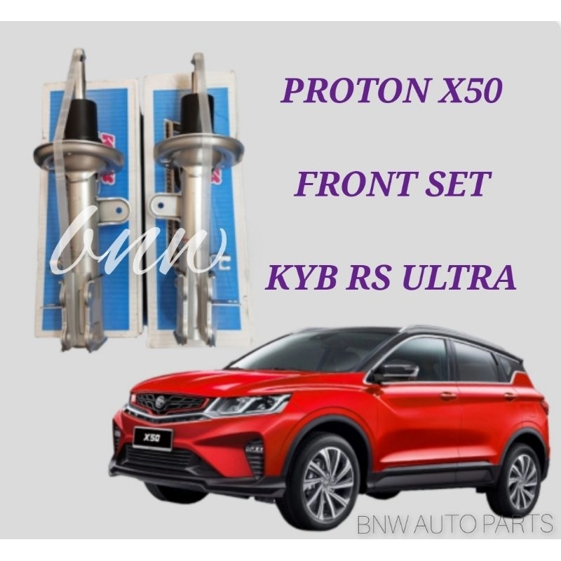 KYB RS ULTRA PROTON X50 2021- ABSORBER FRONT SET KAYABA RS ULTRA DEPAN ...