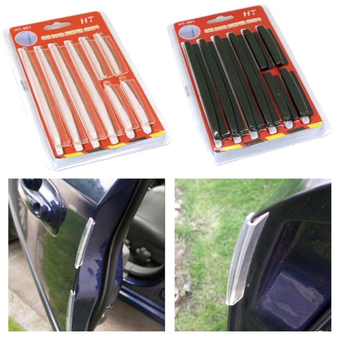 Car Door Guard Rubber Protector Soft Bumper Door Edge Lining Sticker ...