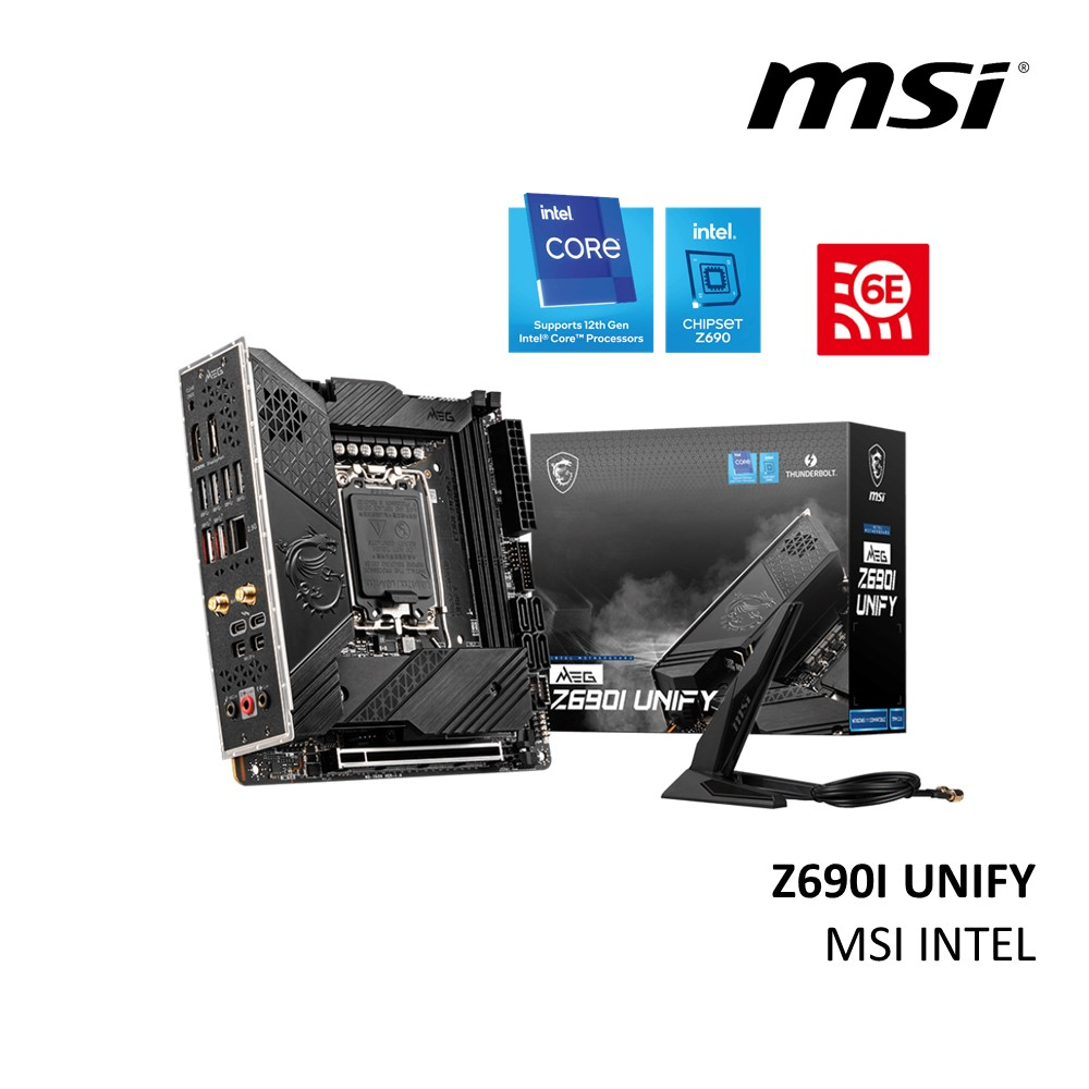 MSI MEG Z690I UNIFY INTEL LGA1700 ITX MOTHERBOARD | Shopee Malaysia