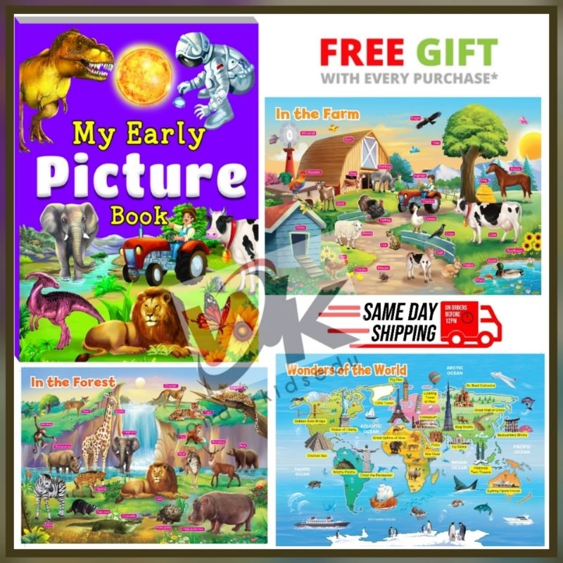 Mind to Mind My Early Picture Book | Buku Bergambar Kanak Kanak | My ...