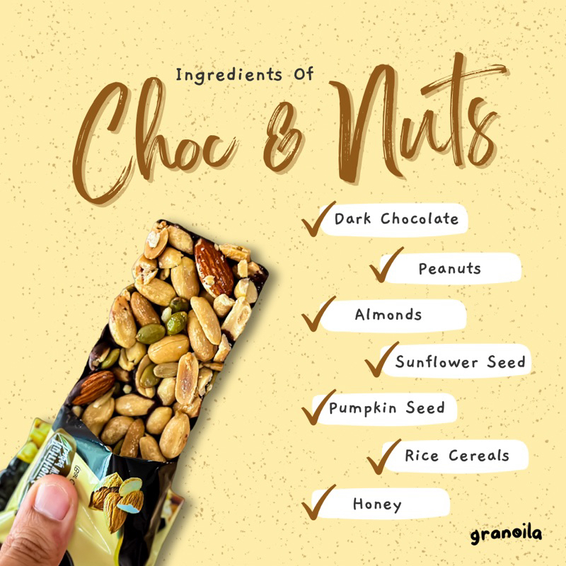 Chocotainer Choc & nut 1 box (11 bar) | Shopee Malaysia