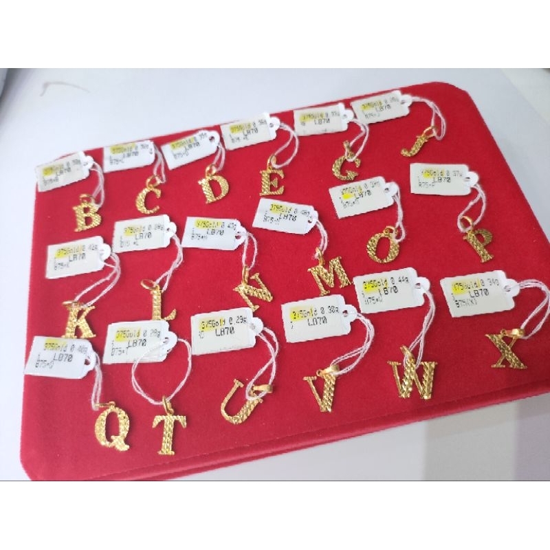 Emas 375 Loket Huruf | Shopee Malaysia