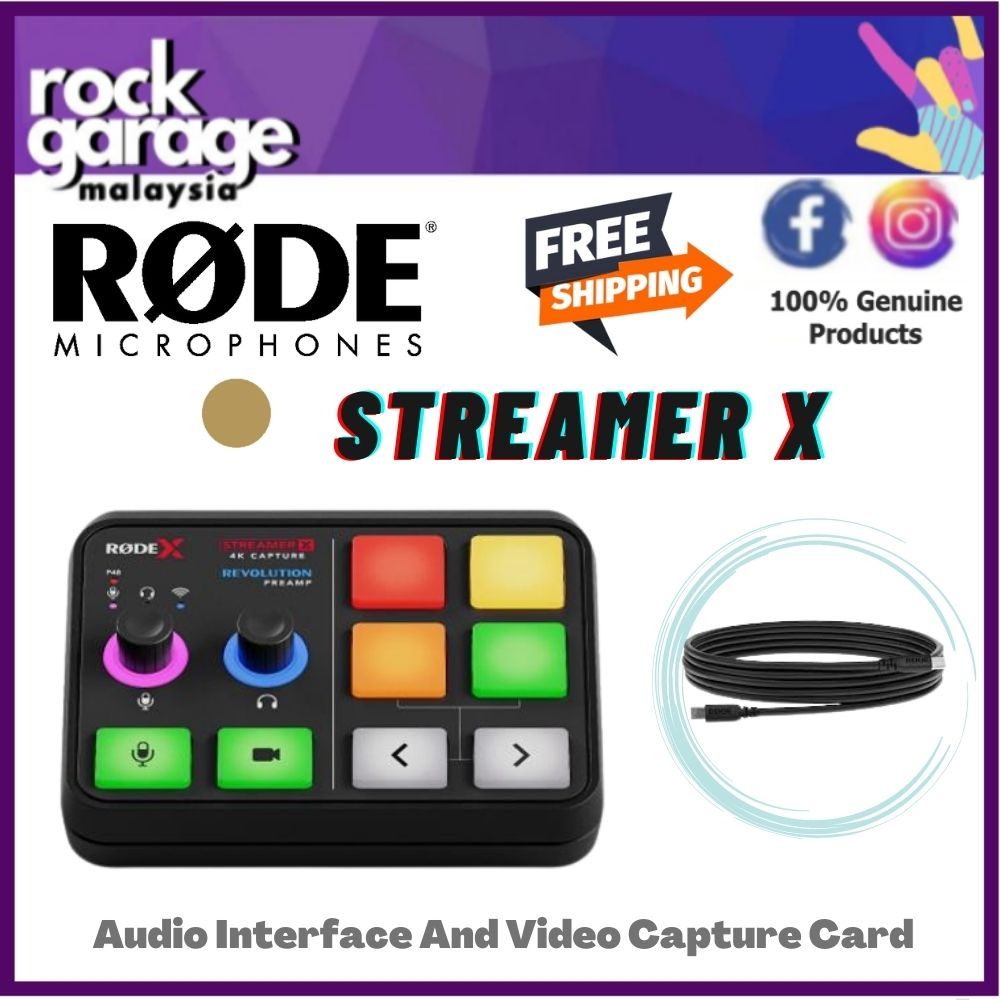 RODE Streamer X Audio Interface And Video Capture Card | Shopee Malaysia