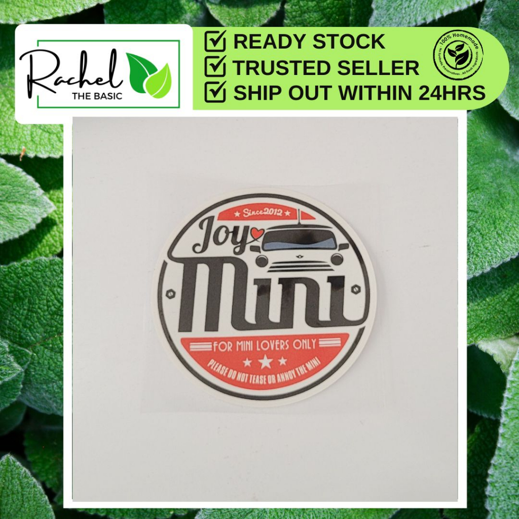 🔥[READY STOCK] Genuine Mini Cooper Car Sticker Mini Lovers Fans ...