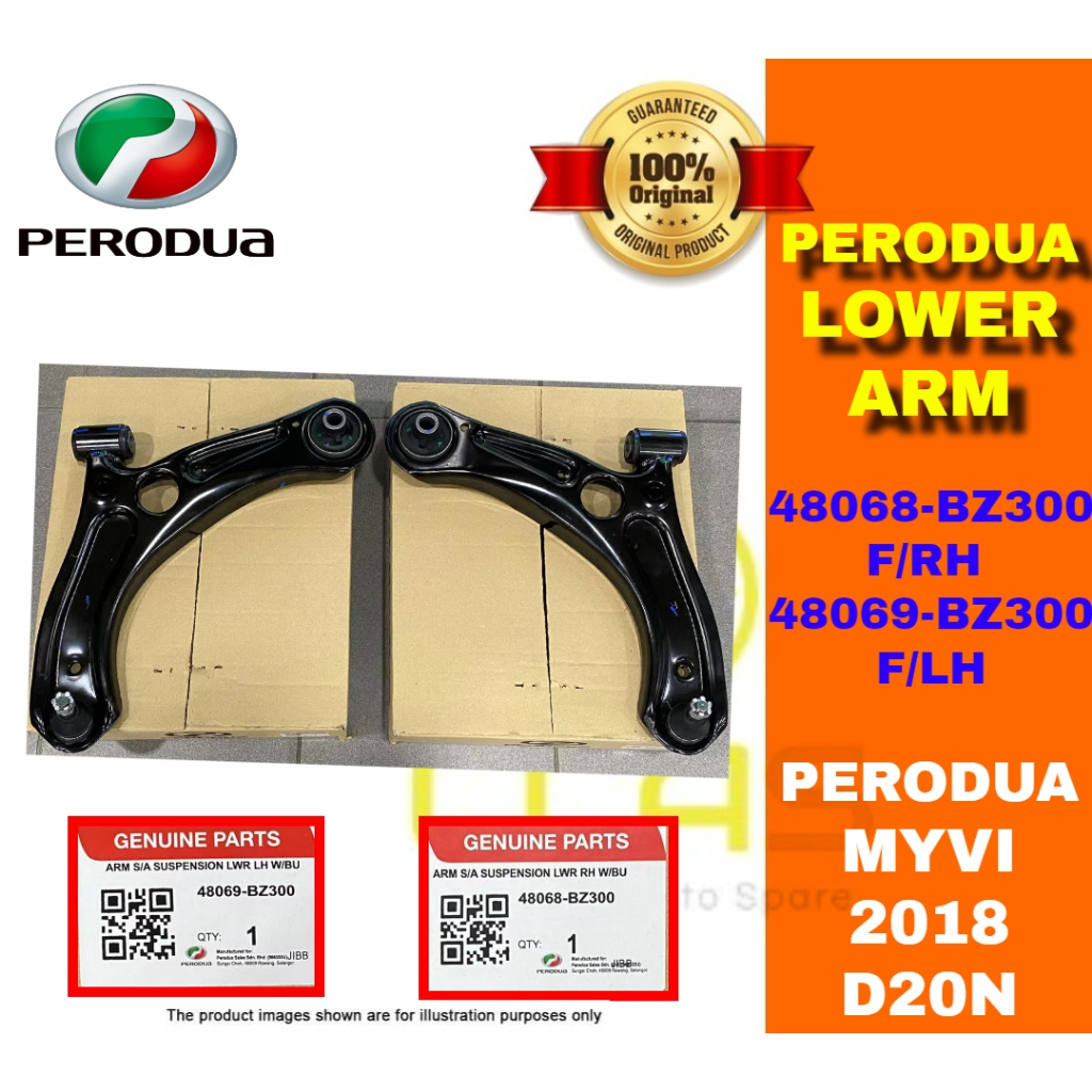 ( 100% ORIGINAL ) PERODUA LOWER ARM FRONT - PERODUA MYVI 2018-2022 D20N ...