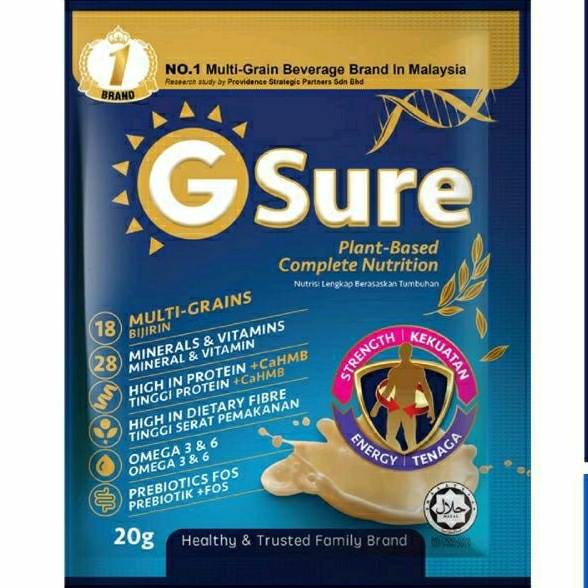 GoodMorning GSure 20g Plant-Based Complete Nutrition | Shopee Malaysia