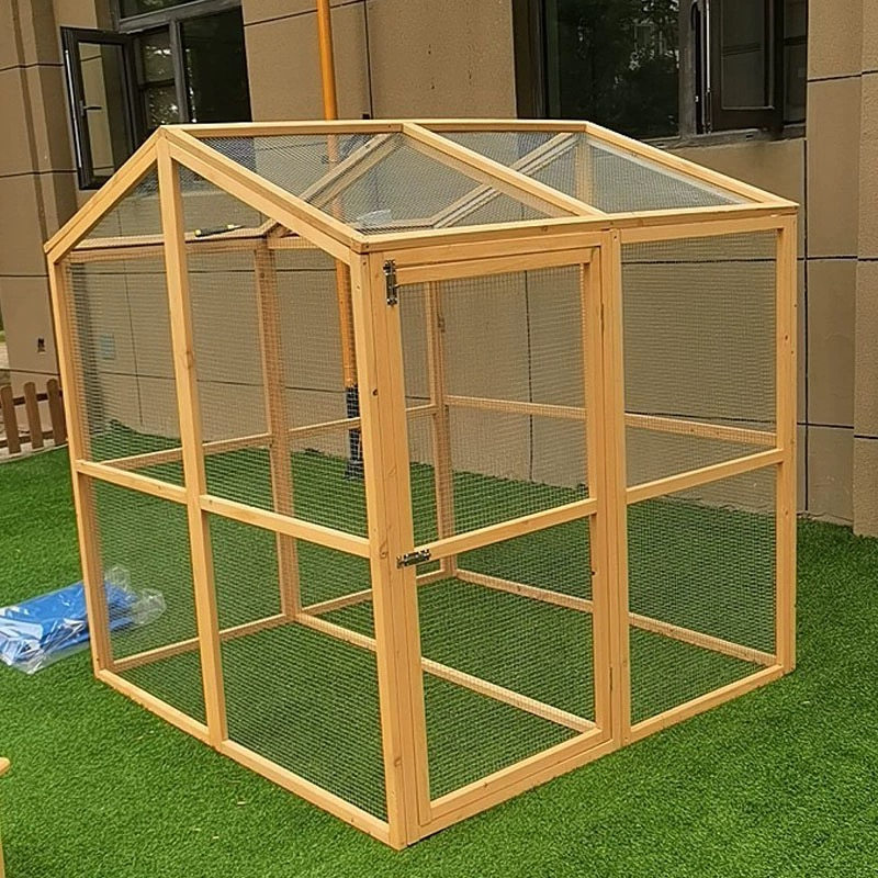 Outdoor Large Size Solid Wood Chicken Cage Duck Cat Dog Bird Mesh Frame ...