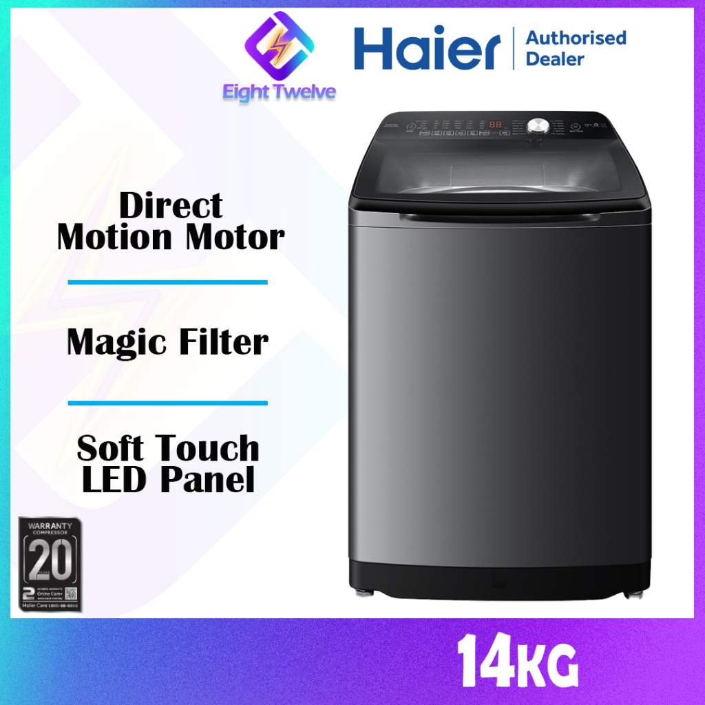 Haier DD Inverter Top Load Rear Control Panel Washing Machine | Pillow ...
