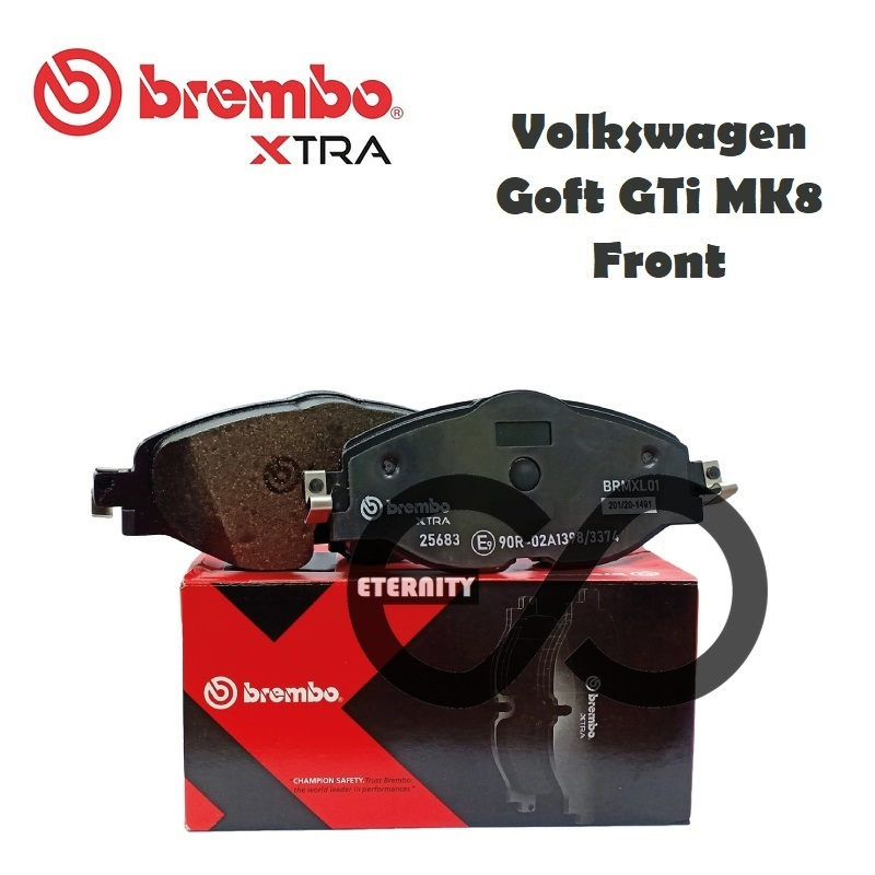 Original Brembo XTRA Front Brake Pad - Volkswagen Golf GTi MK8 | Shopee ...