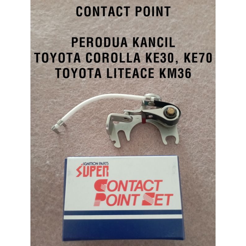 DISTRIBUTOR CONTACT POINT PERODUA KANCIL, TOYOTA COROLLA KE70, LITEACE ...
