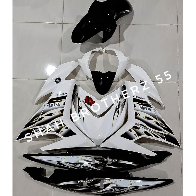 COVERSET Y15 V1/V2 JFORCE JACK HITAM PUTIH VIETNAM 🔥 | Shopee Malaysia